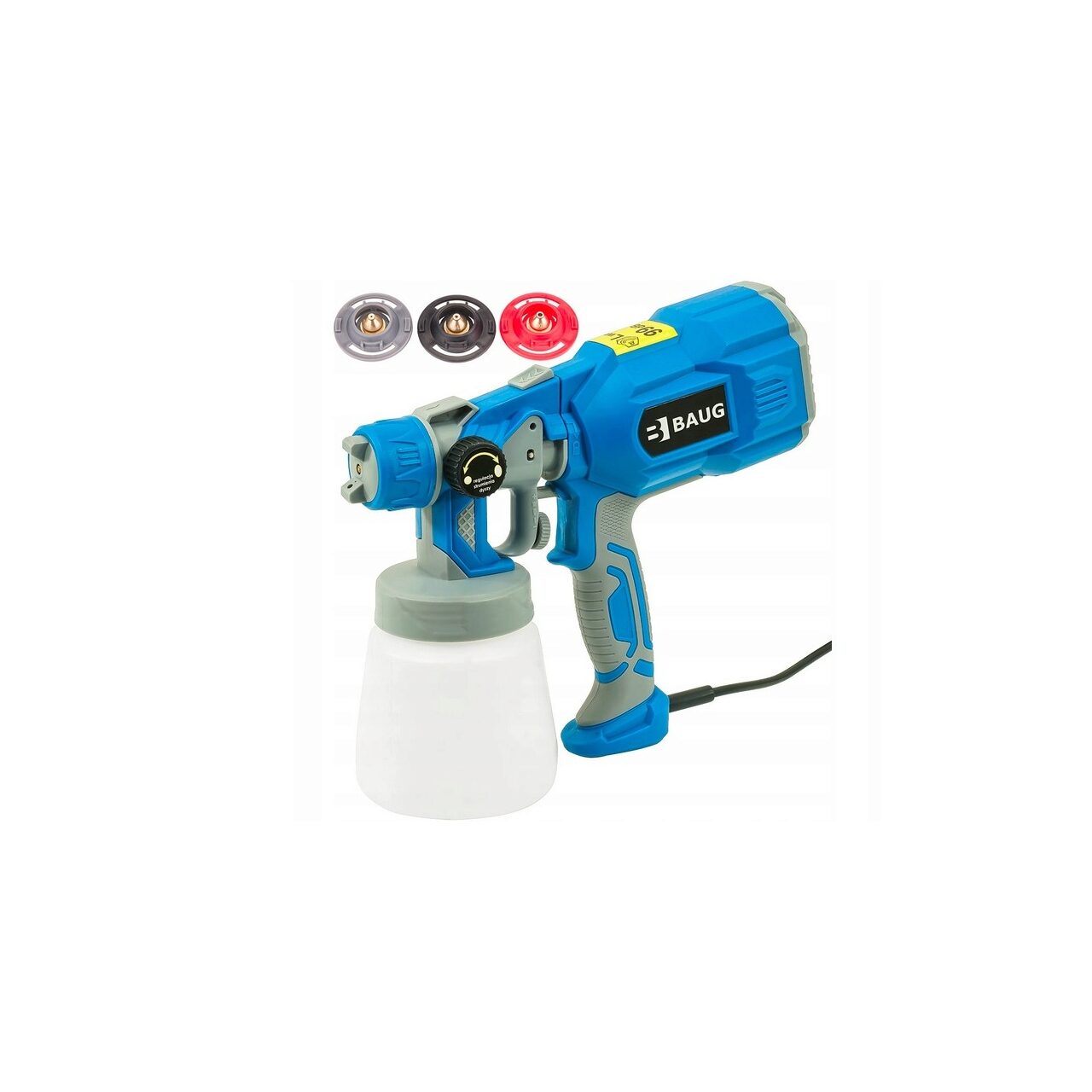 Pistol de vopsit electric 550 W, 3 duze, Baug - POWERX.RO