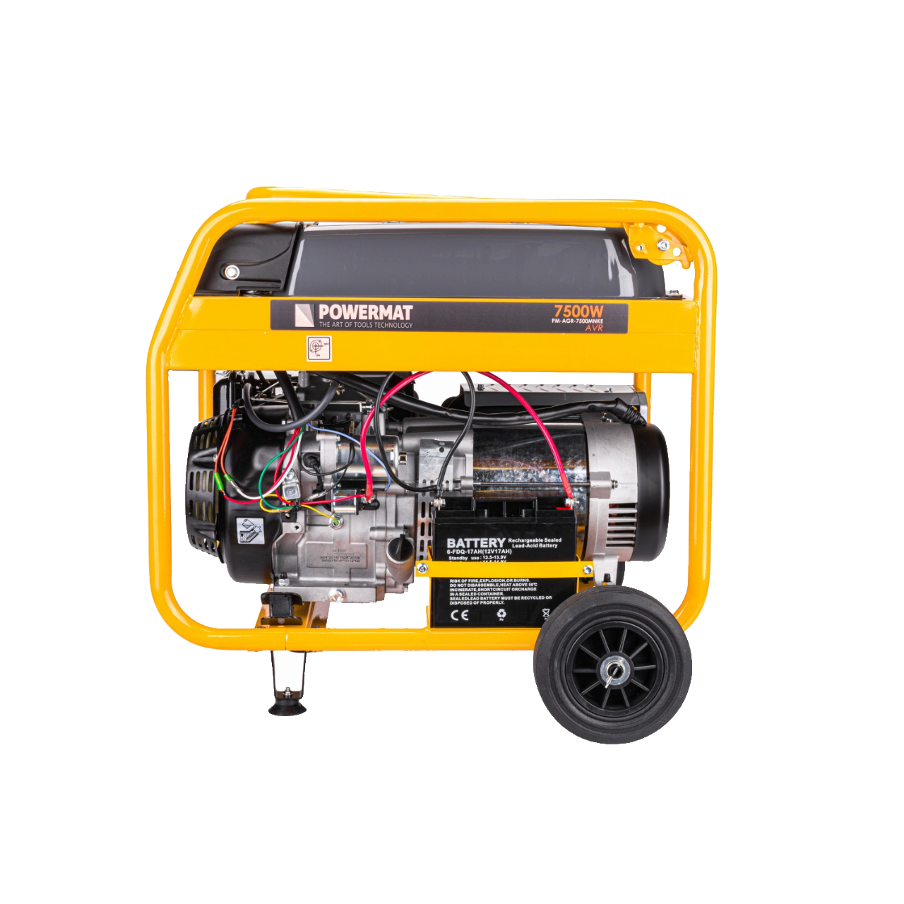 Generator de curent pe benzina 7.5 kw, 2 in 1, monofazic si trifazic ...
