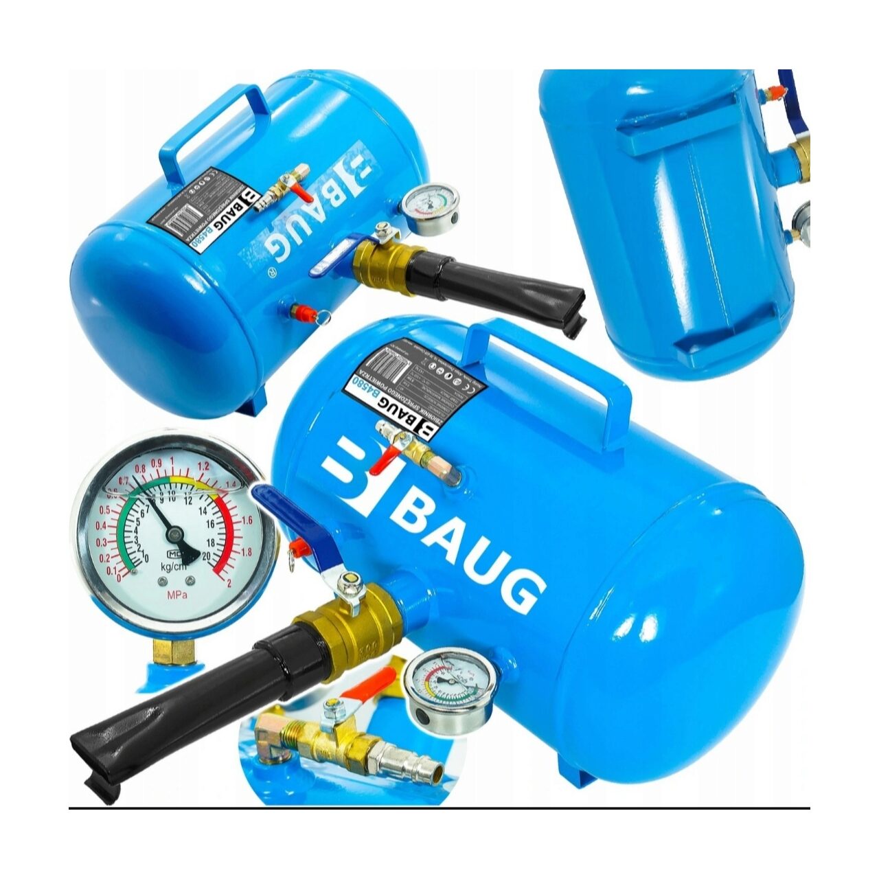 Rezervor aer comprimat 40L pentru vulcanizare BAUG - POWERXRO TOOLS SRL